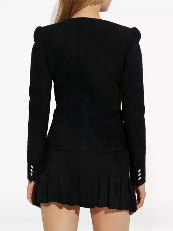 Alessandra Rich Fitted V-neck Jacket