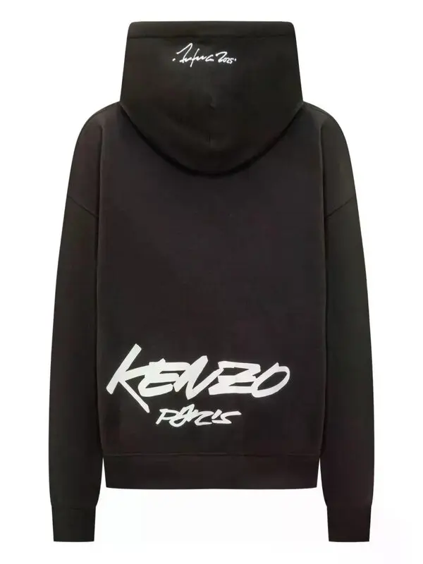 Kenzo X Futura 2000 Flower-applique Hoodie