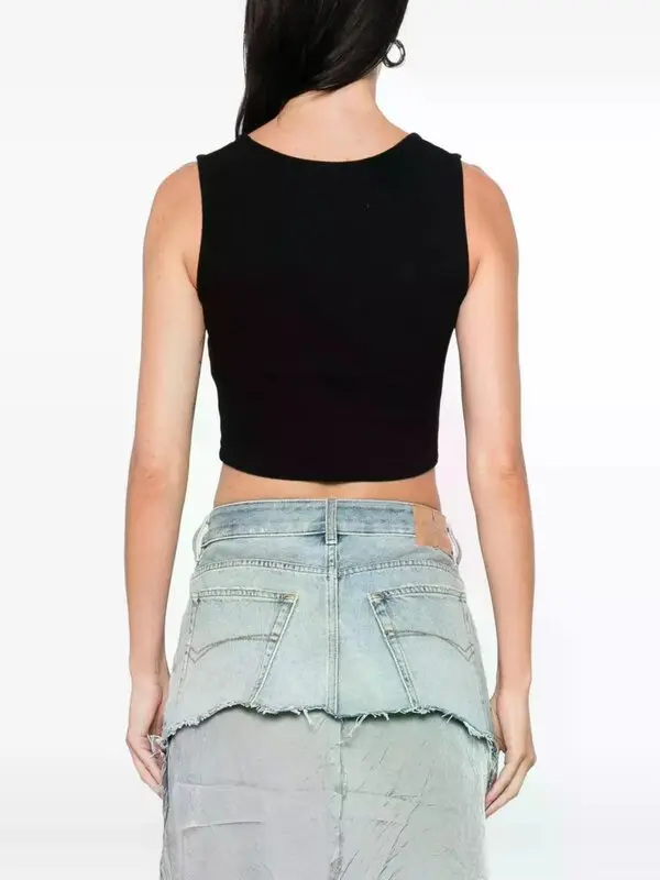 VIVIENNE WESTWOOD Orb-embellished Sleeveless Top - Black