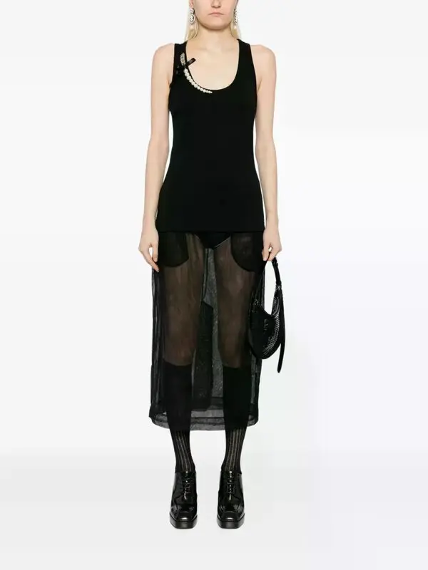 Simone Rocha Pearl-and-chain Tank Top