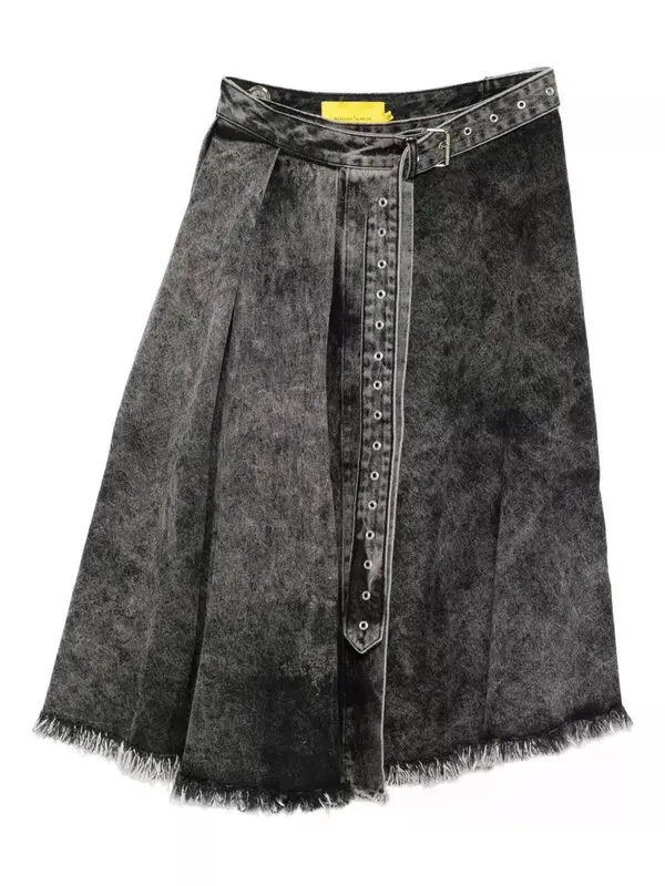 MARQUES' ALMEIDA Belted Denim Skirt