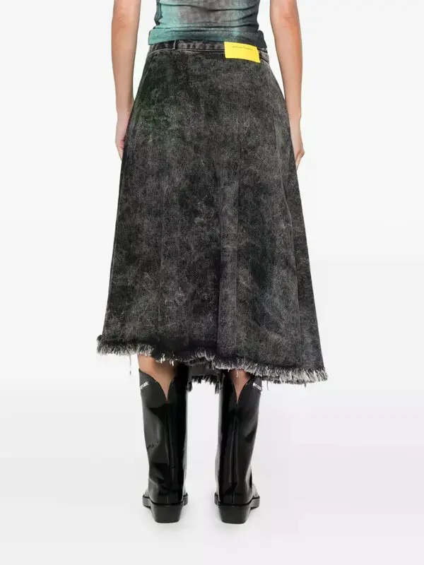 MARQUES' ALMEIDA Belted Denim Skirt