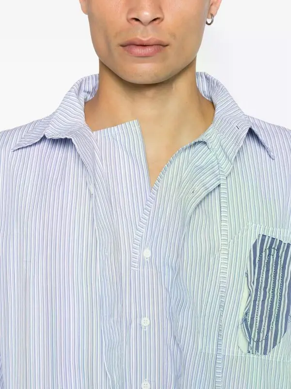 Ottolinger Striped Patch-pocket Shirt