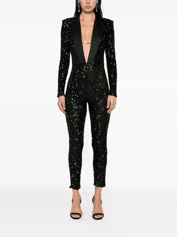 Elisabetta Franchi Sequin-embellished Jumpsuit