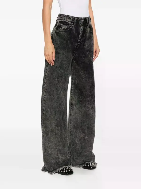 MARQUES' ALMEIDA High-waisted Boyfriend Jeans - Black