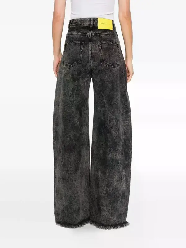 MARQUES' ALMEIDA High-waisted Boyfriend Jeans - Black