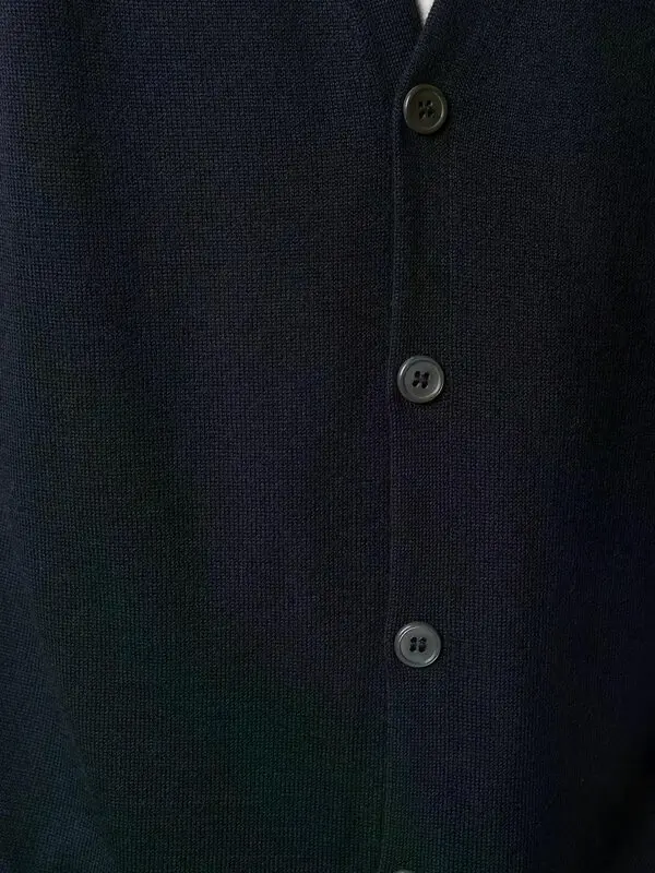 BARBA NAPOLI Sleeveless Virgin Wool Cardigan