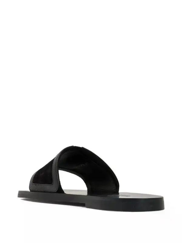 Valentino Garavani Viva Superstar Leather Flat Sandals
