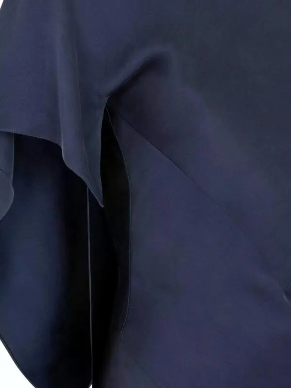 Fendi Cape-sleeve Midi Dress