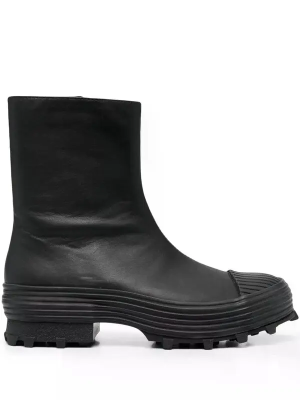 Camper Leather Ankle Boots