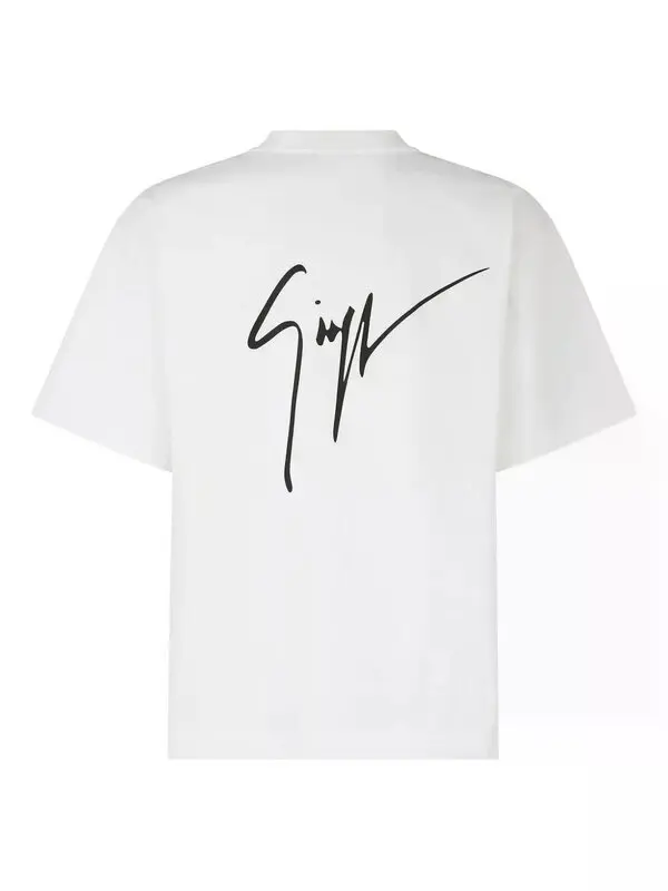 GIUSEPPE ZANOTTI Signature-logo T-shirt