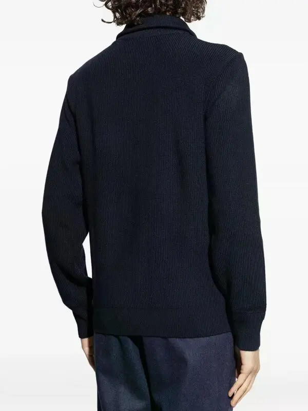 Paul & Shark High-neck Half-zip Sweater - Blue