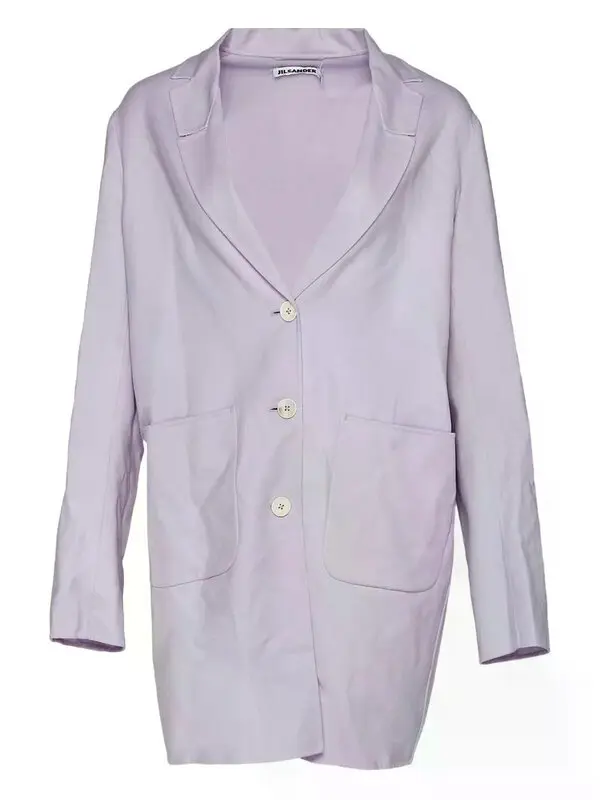 JIL SANDER Three-button Patch-pocket Coat
