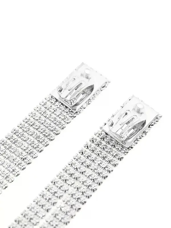 JIL SANDER Chainmail Drop Earrings