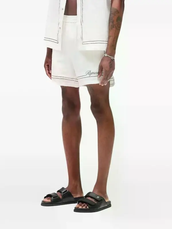 REPRESENT Border-embroidered Shorts