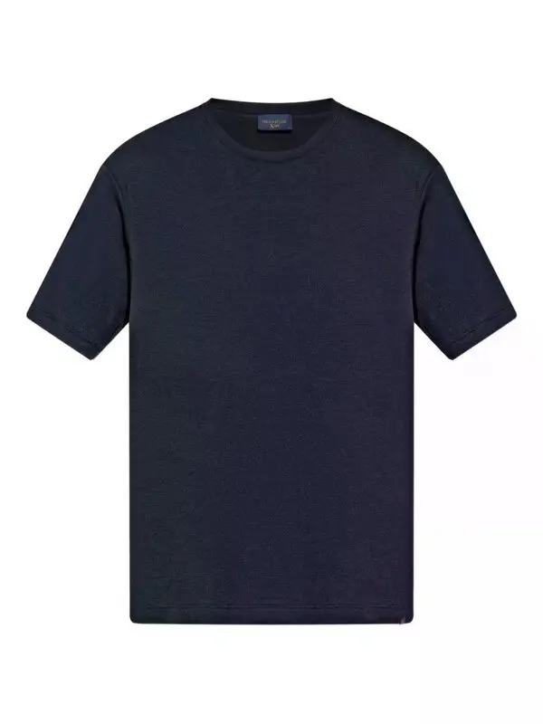 Paul & Shark Crew-neck Cotton T-shirt - Black