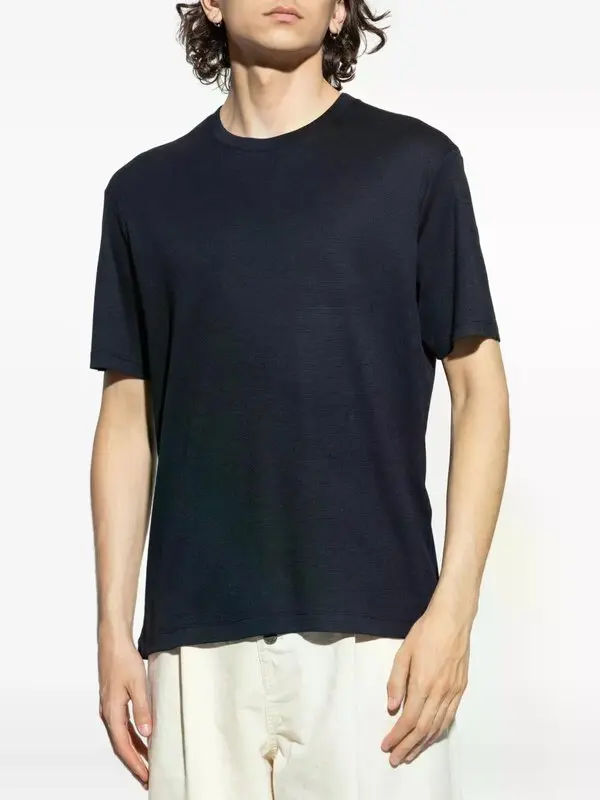 Paul & Shark Crew-neck Cotton T-shirt - Black