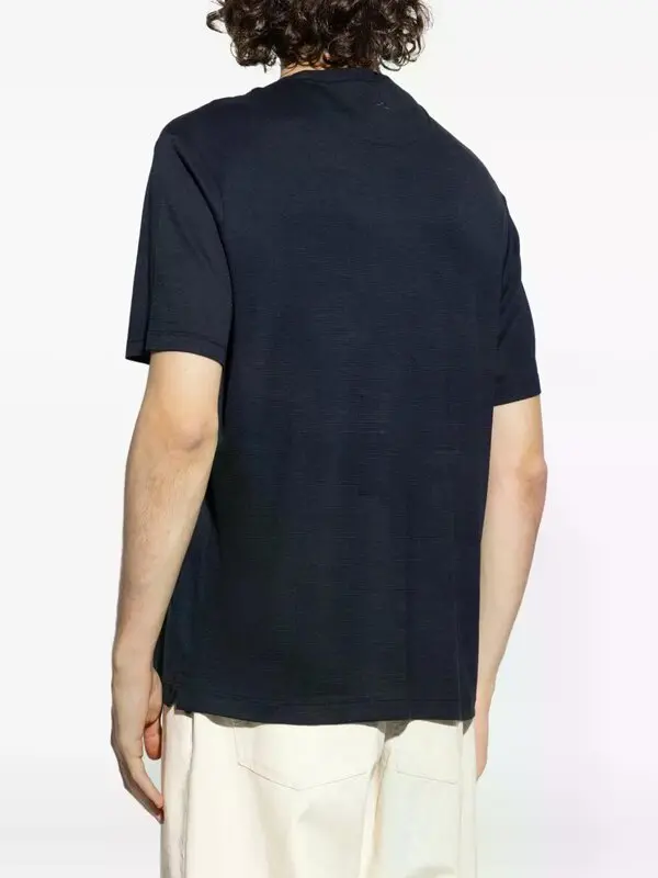 Paul & Shark Crew-neck Cotton T-shirt - Black