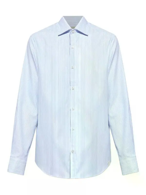 Paul & Shark Striped Cotton Shirt - Blue