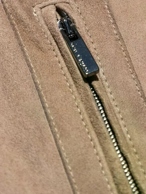 Paul & Shark Suede Wool-paneled Bomber Jacket
