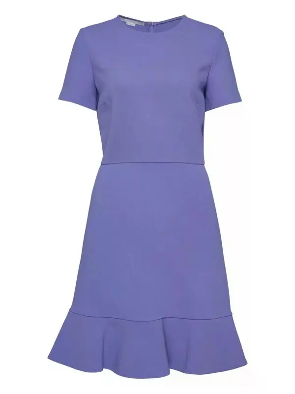 Stella McCartney Short-sleeve Ruffled Mini Dress