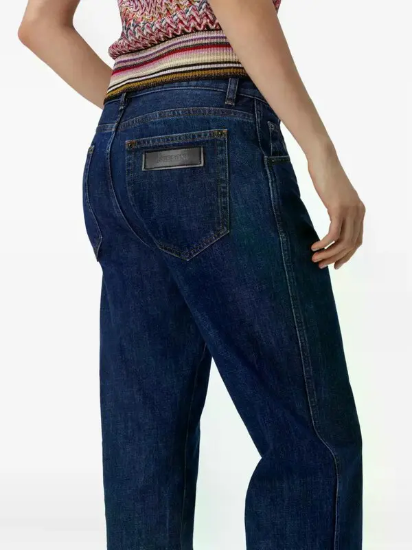 Missoni Five-pocket Cotton Bootcut Jeans