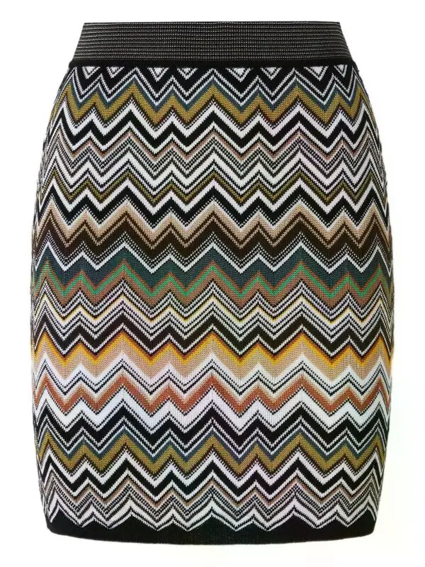 Missoni Zigzag-pattern Mini Skirt