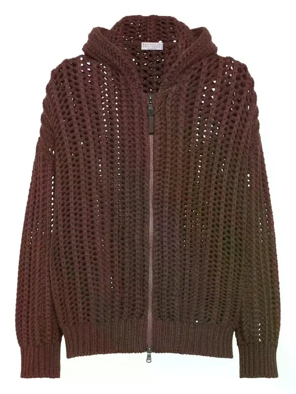 Brunello Cucinelli Open-knit Cardigan