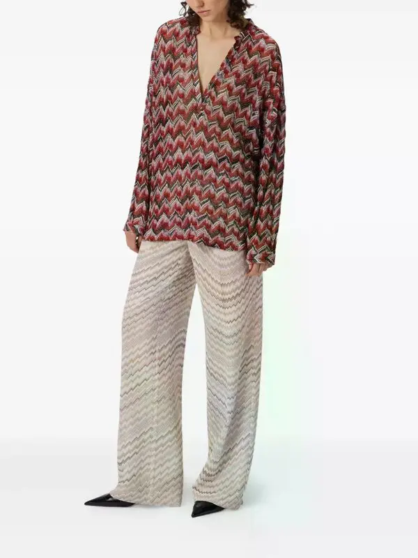 Missoni Chevron Knit Top