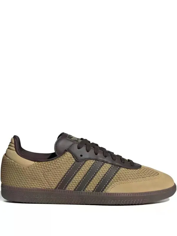 Adidas Samba Og Golden Beige Dark Sneakers - Brown