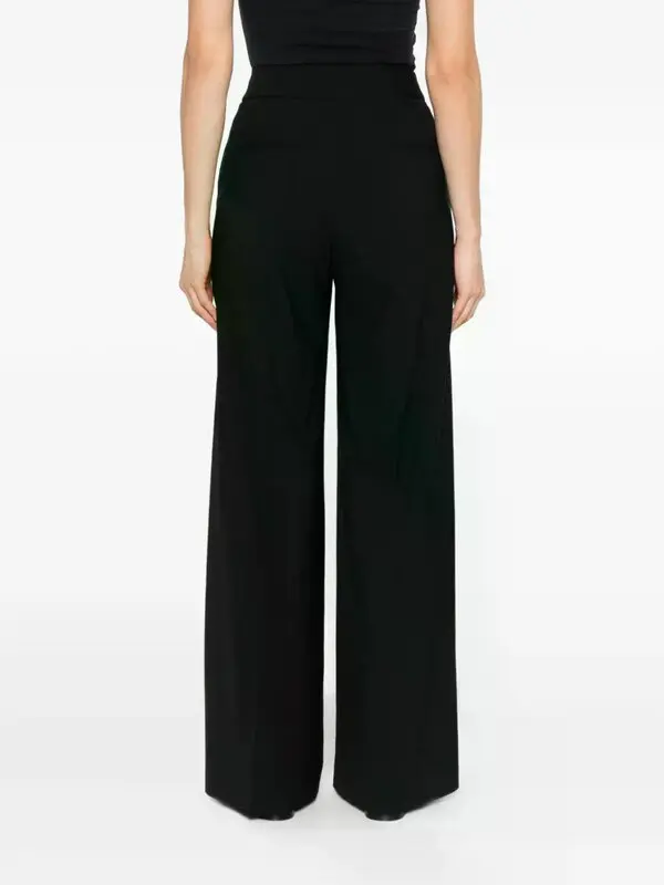 Peserico Wide-leg Trousers With Pleat Detailing