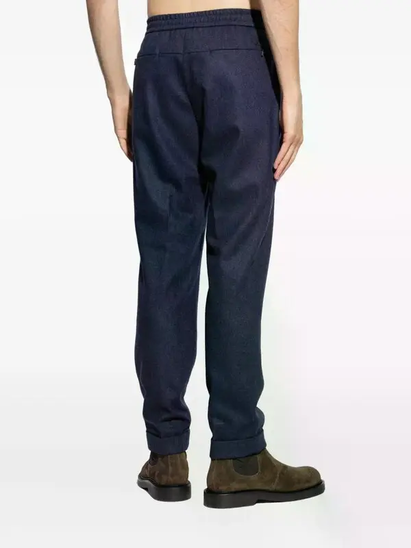 Paul & Shark Wool-blend Straight-leg Trousers