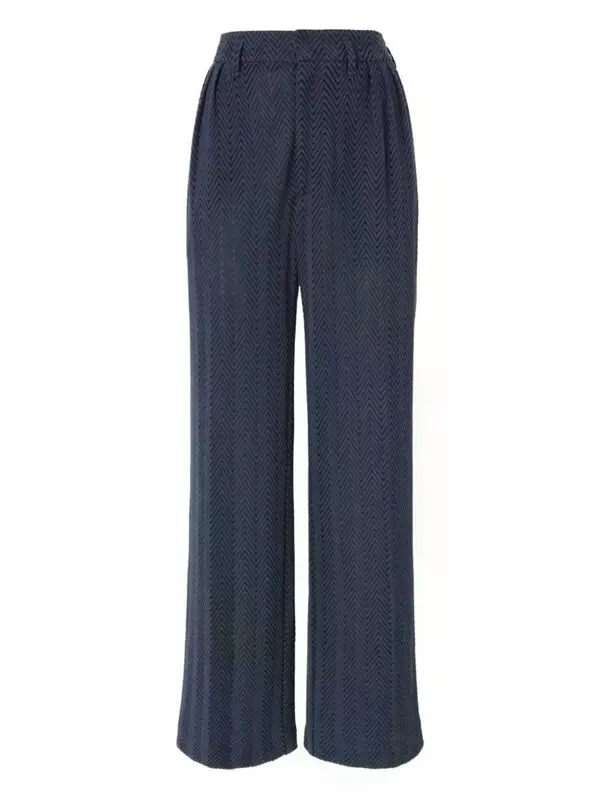 Missoni Zigzag-pattern Pleated Trousers