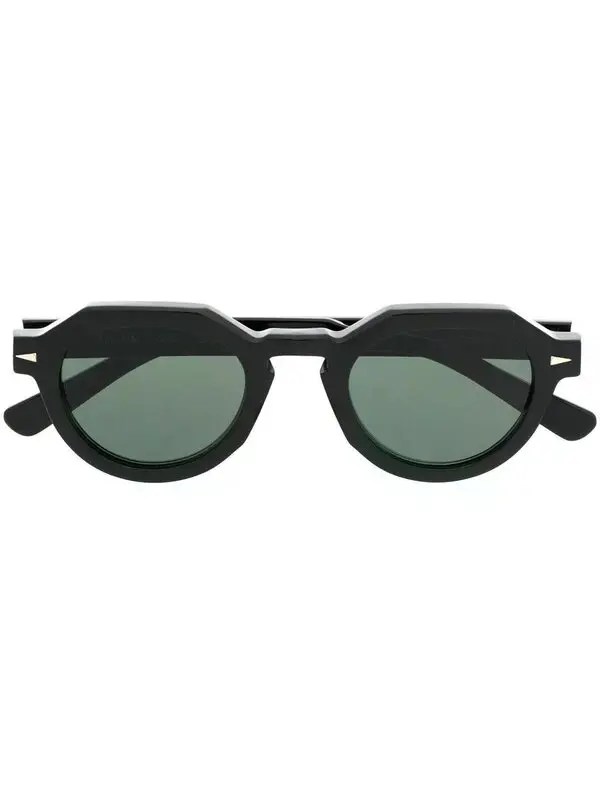 AHLEM Grenelle Round-frame Sunglasses - Black