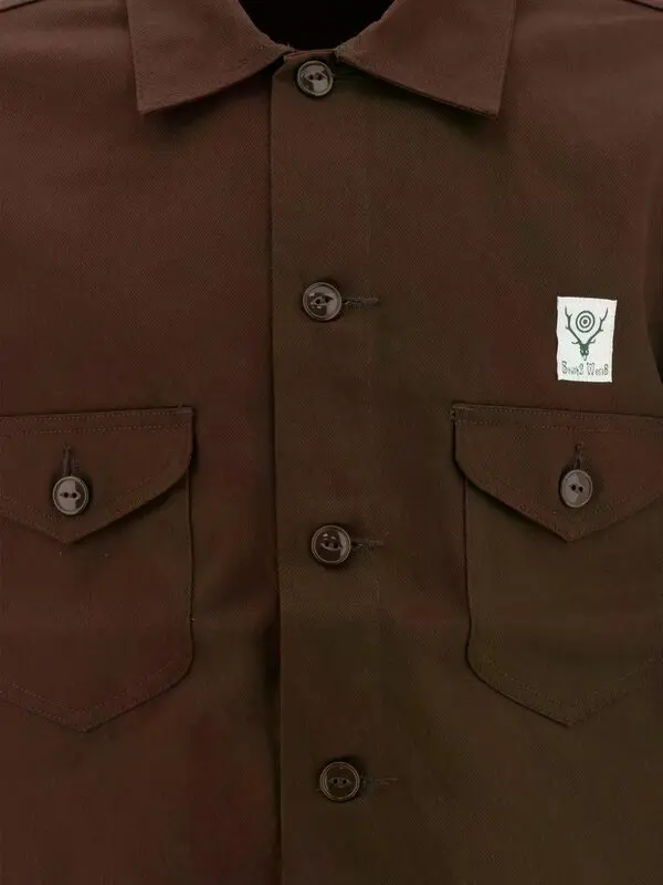 SOUTH2 WEST8 Button-down Chest-pocket Shirt Jacket