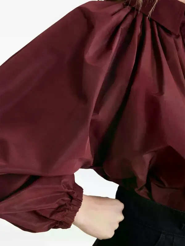 PATOU Bubble-sleeve Collar Blouse