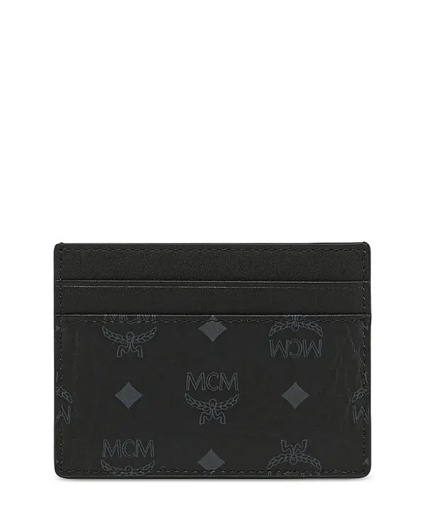 Mcm Visetos Card Case - Black