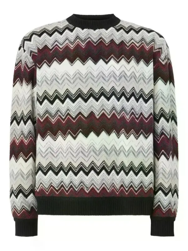 Missoni Zigzag Knit Sweater - Neutrals