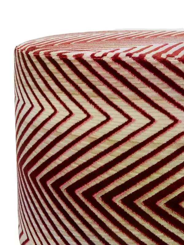 Missoni Ziggy Chevron-pattern Pouffe