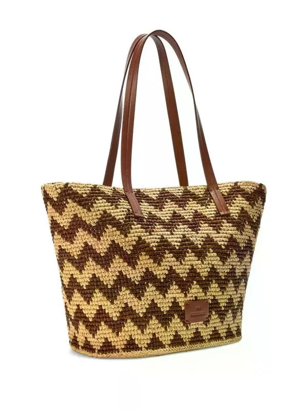 Missoni Zig-zag Straw Tote Bag