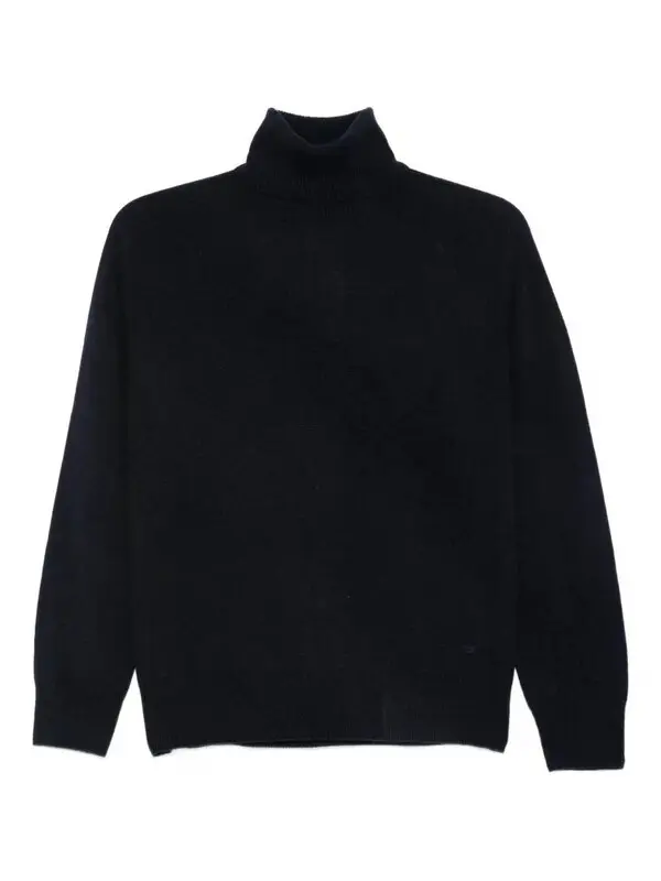 Emporio Armani Roll-neck Cashmere Sweater - Blue