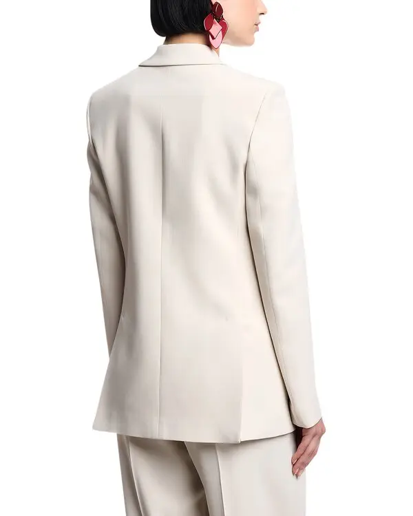 Emporio Armani Enver Satin Blazer - Solid Light