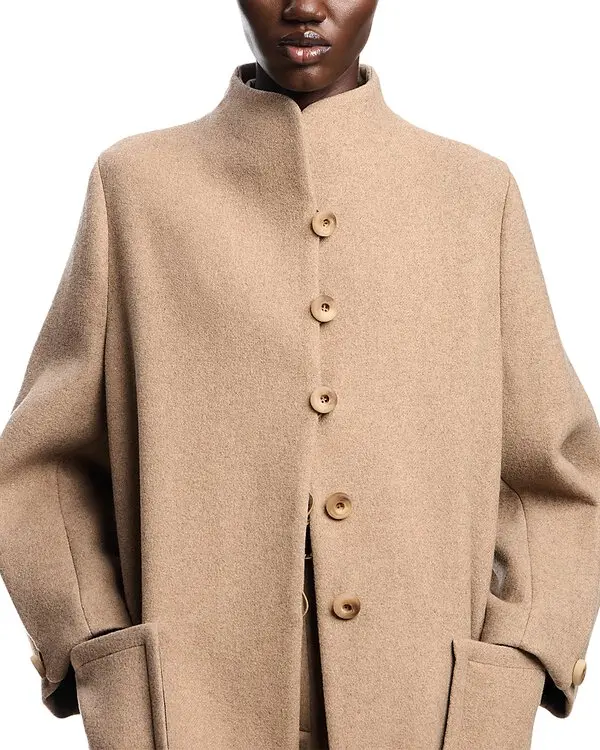 Emporio Armani Mock Neck Coat
