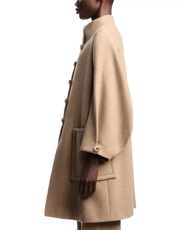 Emporio Armani Mock Neck Coat