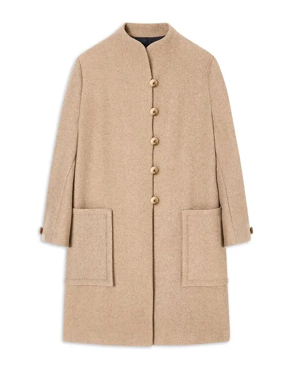 Emporio Armani Mock Neck Coat