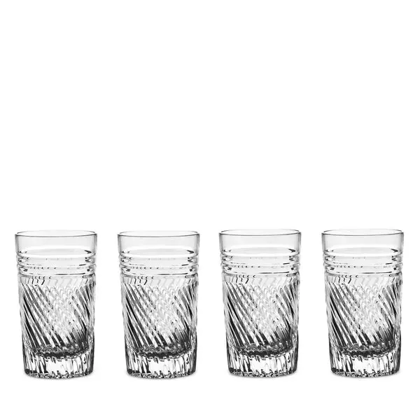 WILLIAM YEOWARD CRYSTAL Jessie Cocktail Tumblers, Boxed Set Of 4
