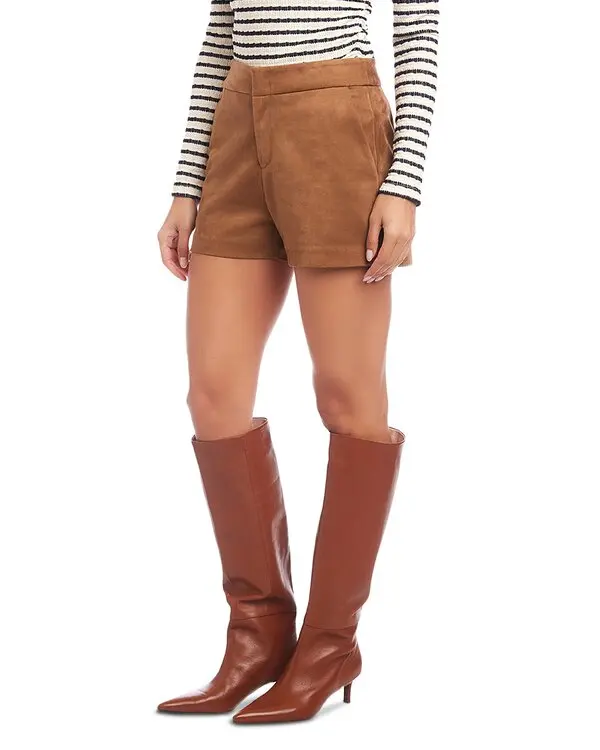 Fifteen Twenty Faux Suede Modern Shorts