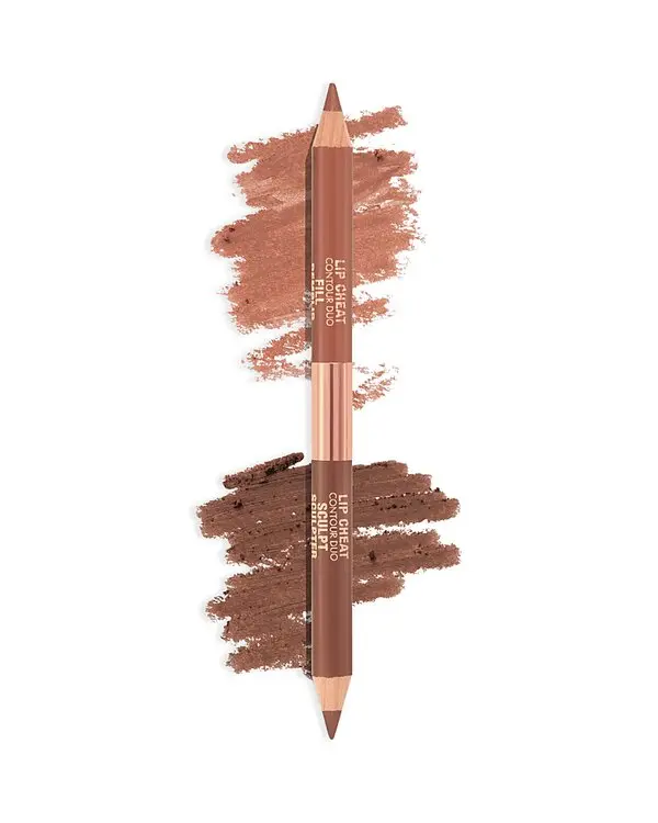 Charlotte Tilbury Super Nudes Lip Cheat Contour Duo Lip Liner - Tan