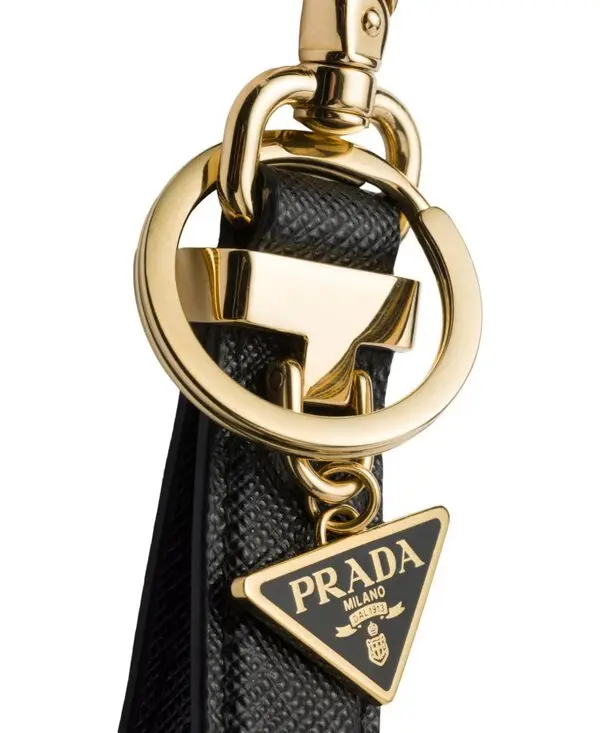 Prada Saffiano Leather Key Ring