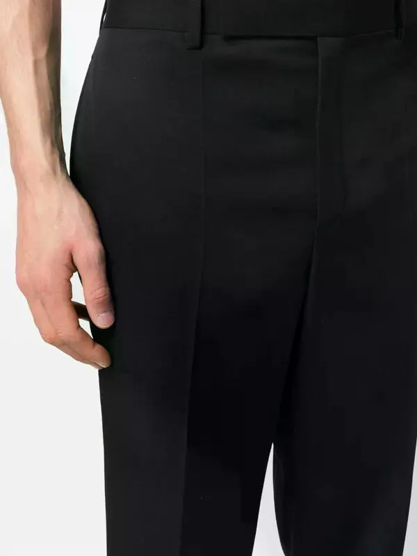 Saint Laurent Pressed-crease Straight-leg Trousers